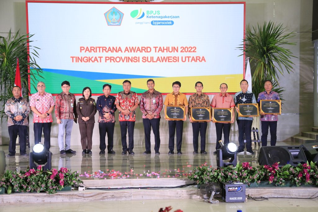 Kota Manado Peringkat 1 Paritrana Award Tingkat Provinsi Sulawesi Utara Tahun 2022 - Dodoku News