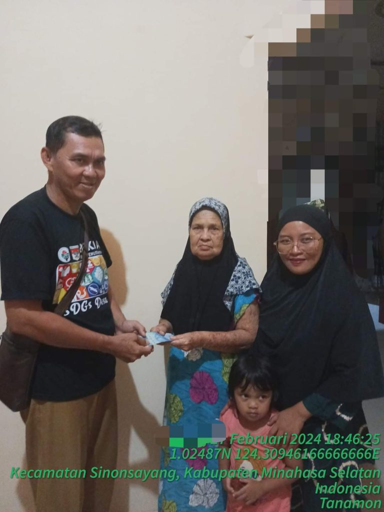 Pemdes Tanamon Salurkan BLT DD Triwulan Pertama Tahun 2024 - Dodoku News